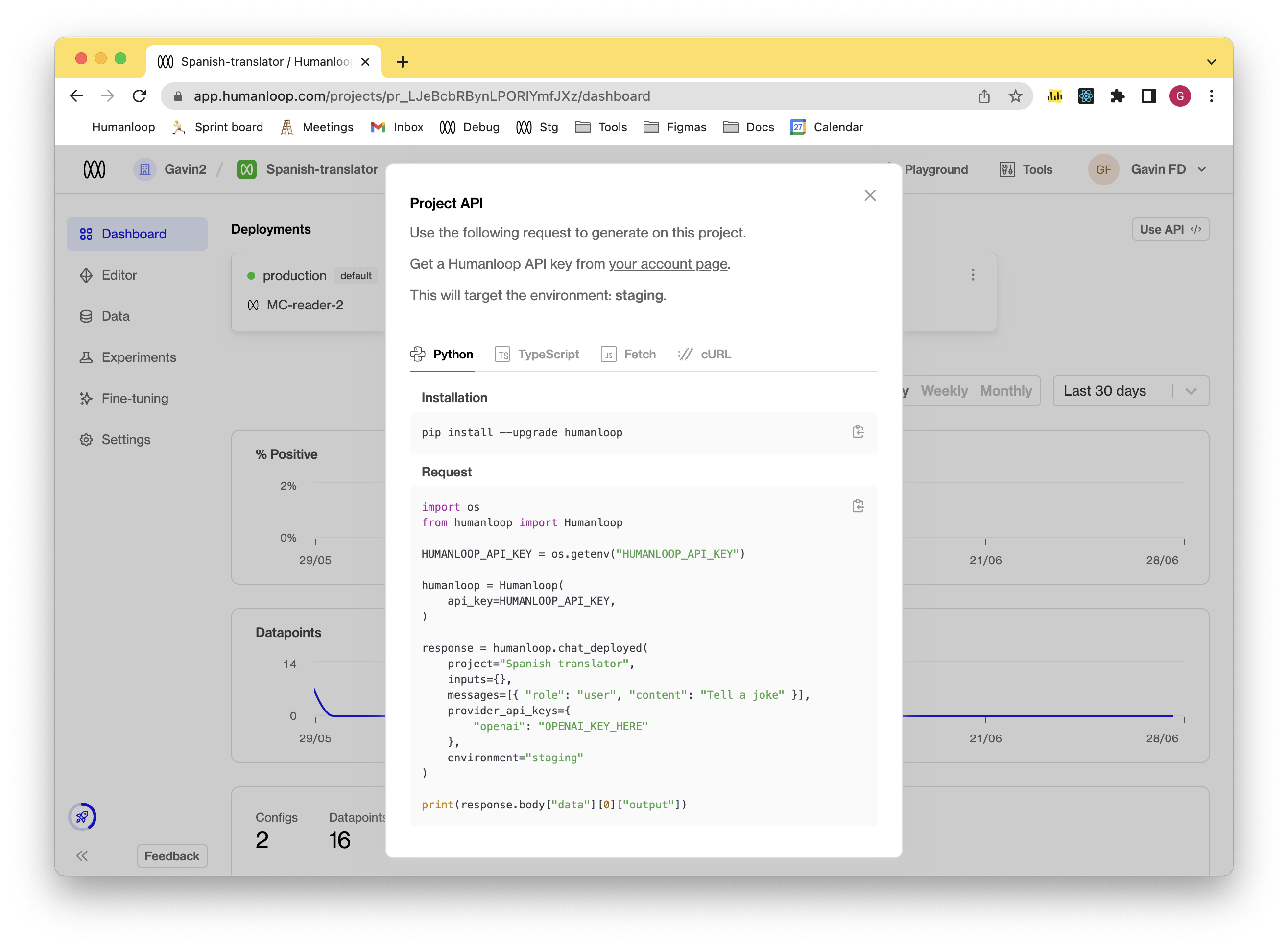 Deploy to environments — Humanloop Docs