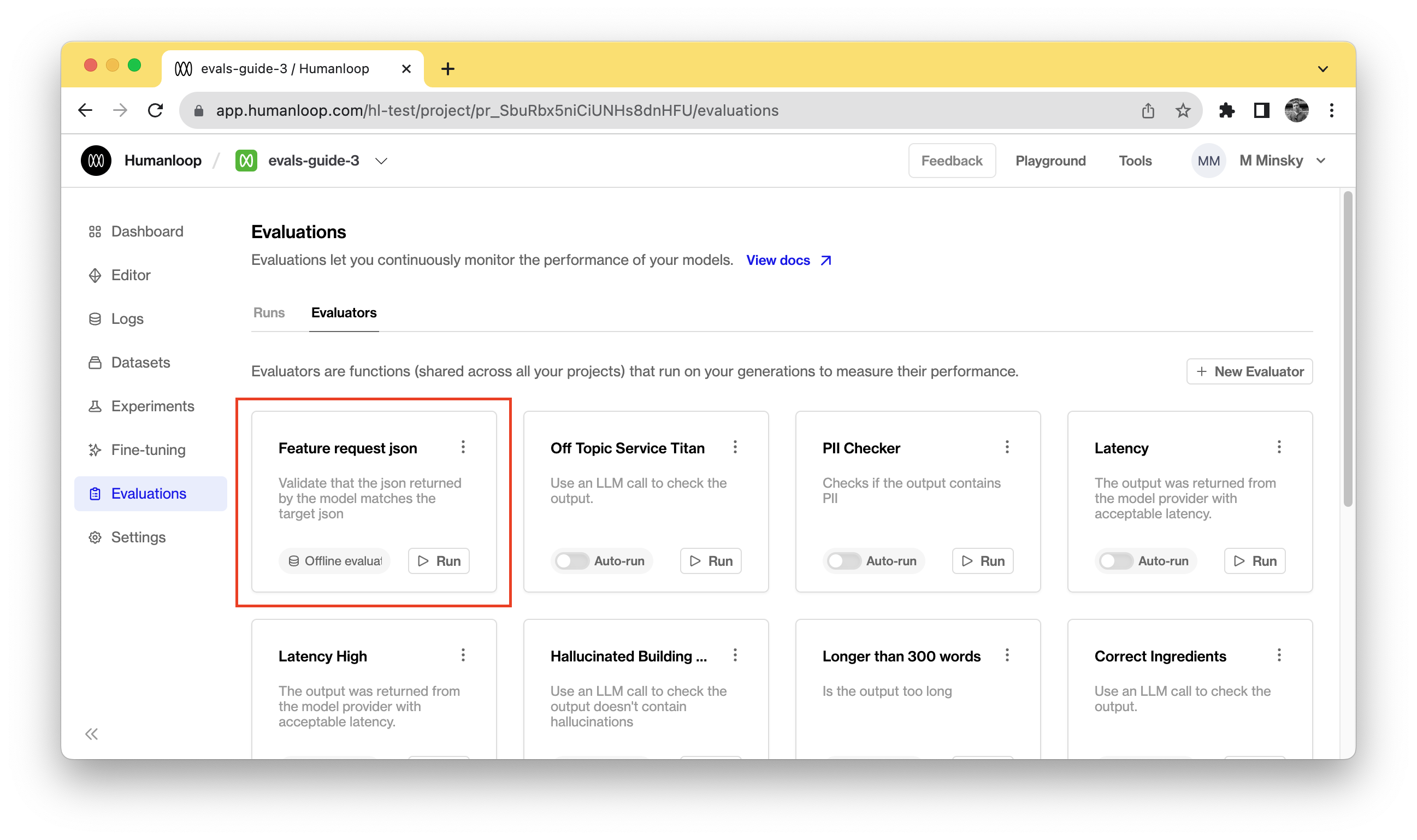 Set Up Evaluations Using Api — Humanloop Docs