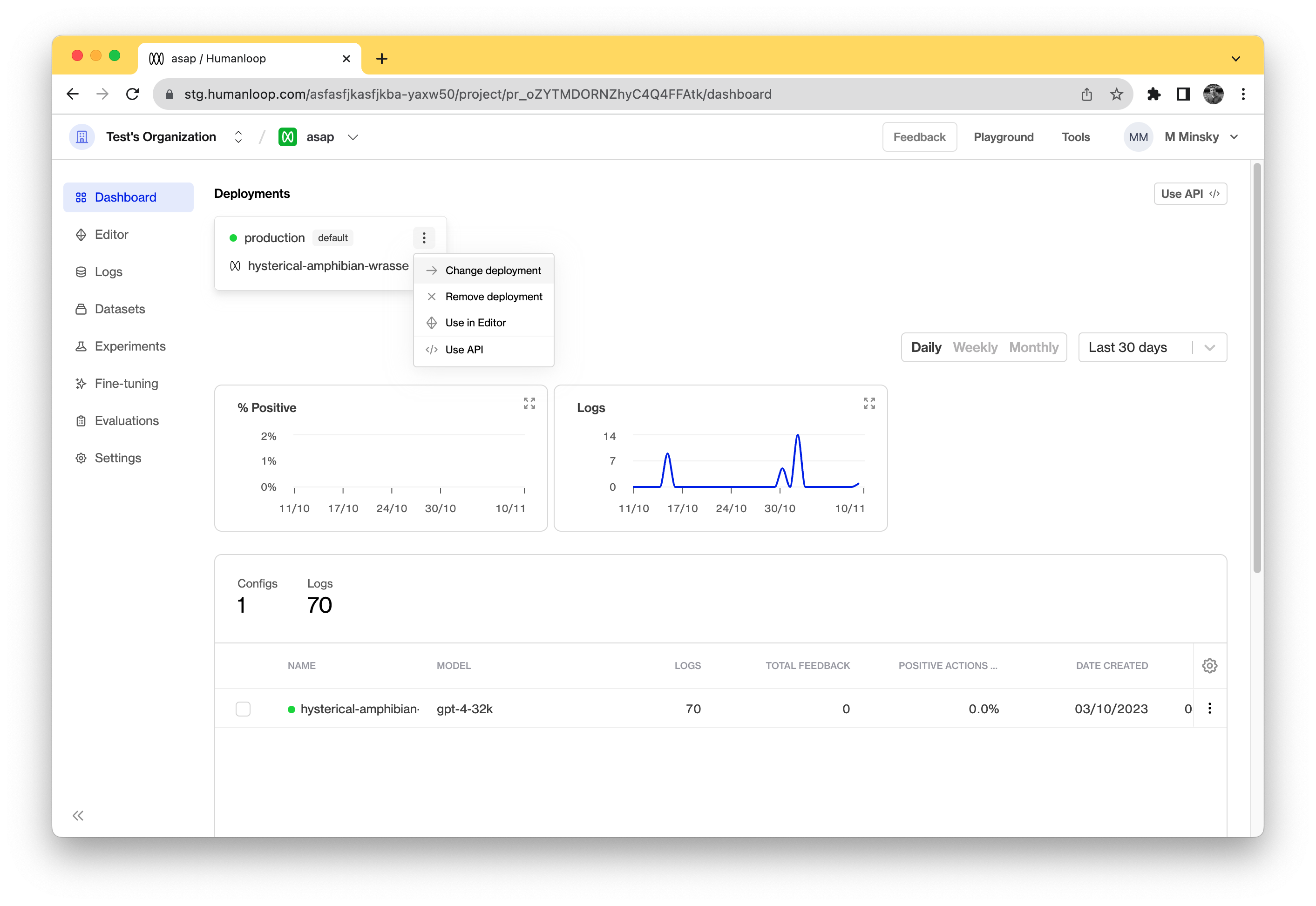 Deploy to environments (v4.0) — Humanloop Docs