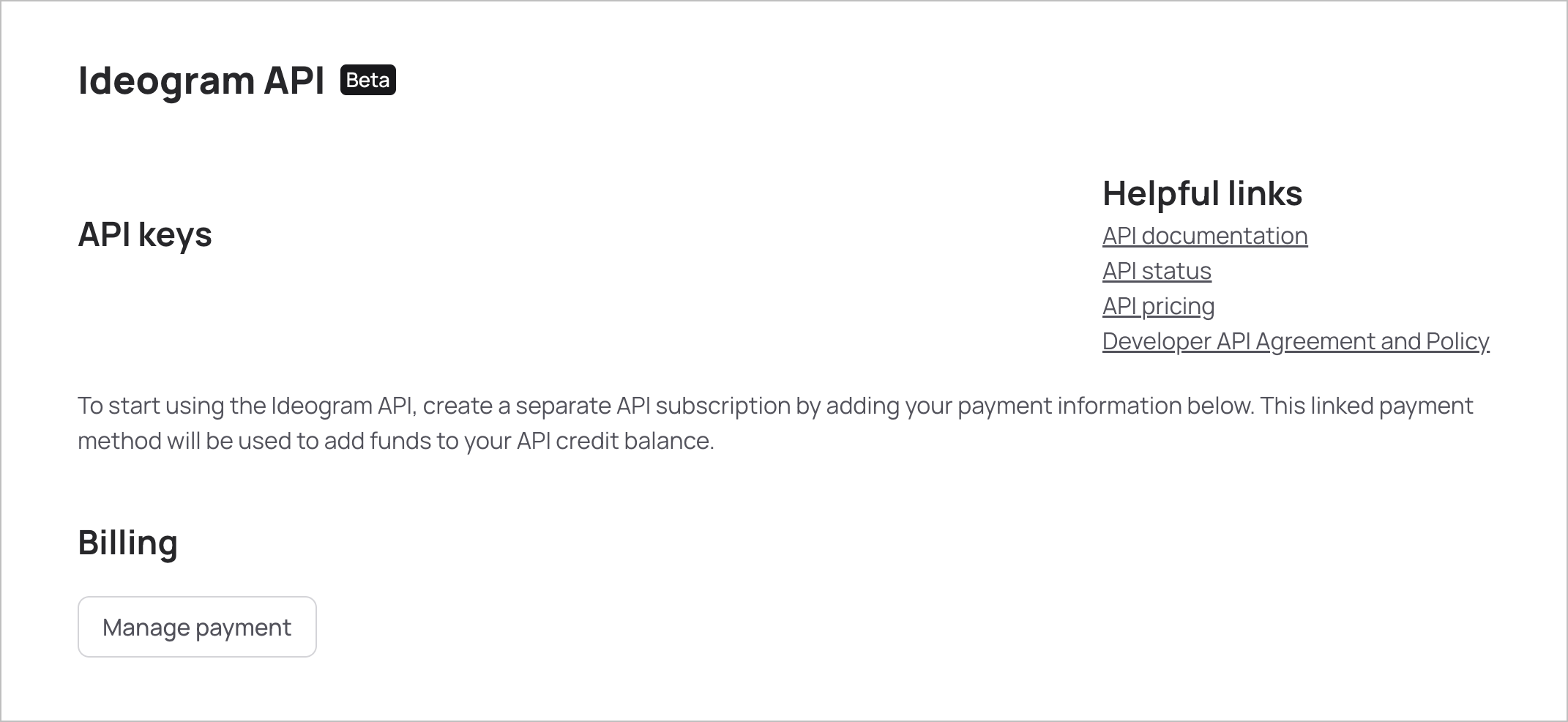 API Setup — Ideogram | Documentation