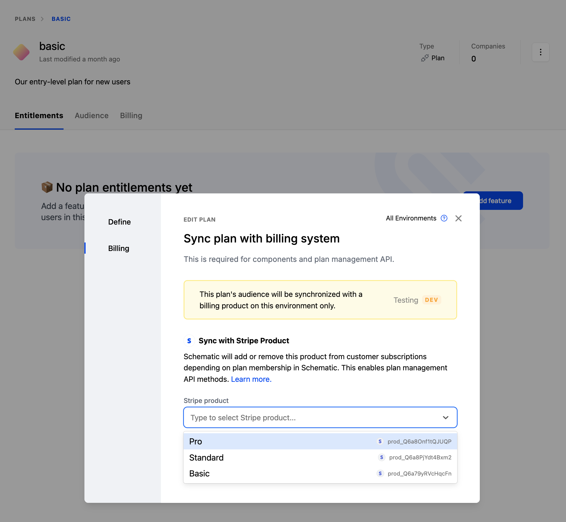 Stripe Integration — SchematicHQ
