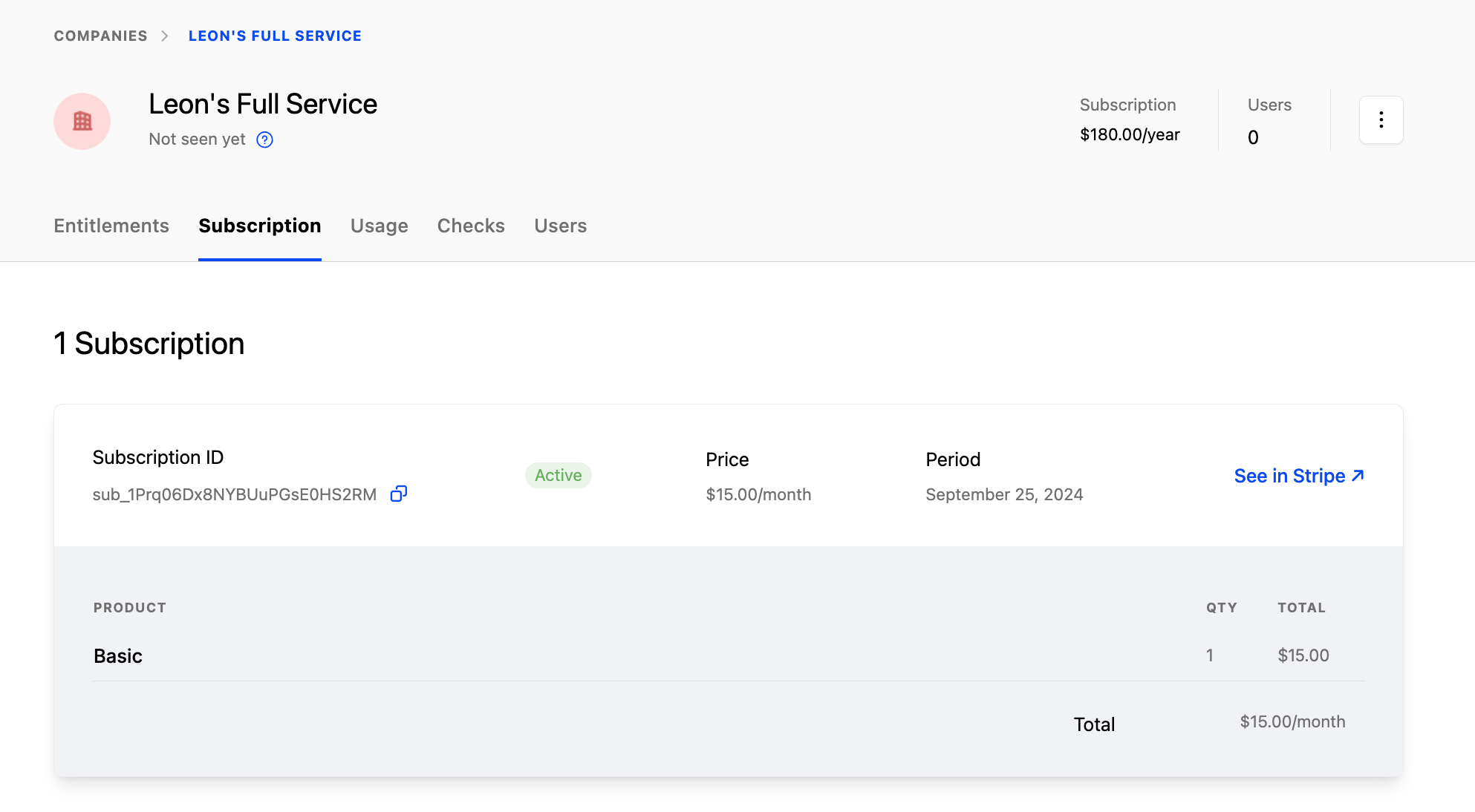 Stripe Integration — SchematicHQ
