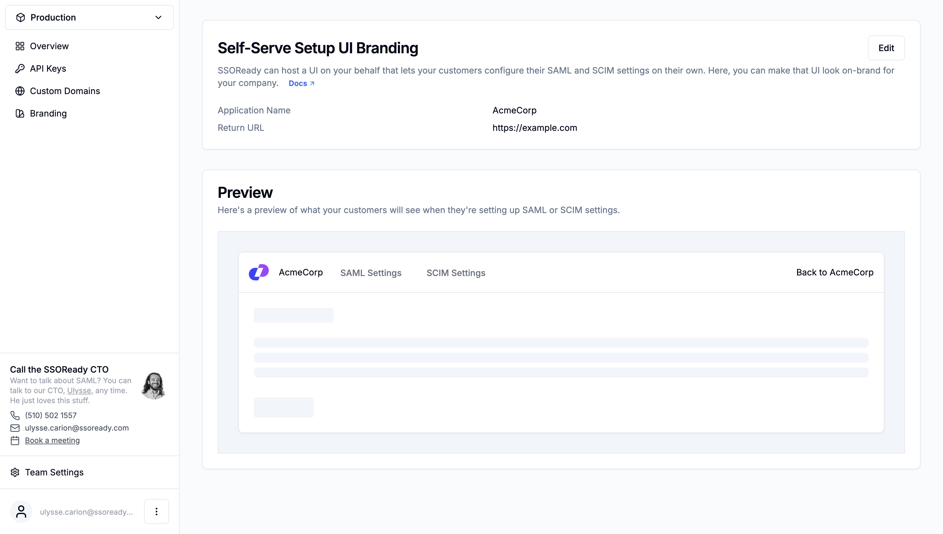 SSOReady concepts: Environments — SSOReady Docs