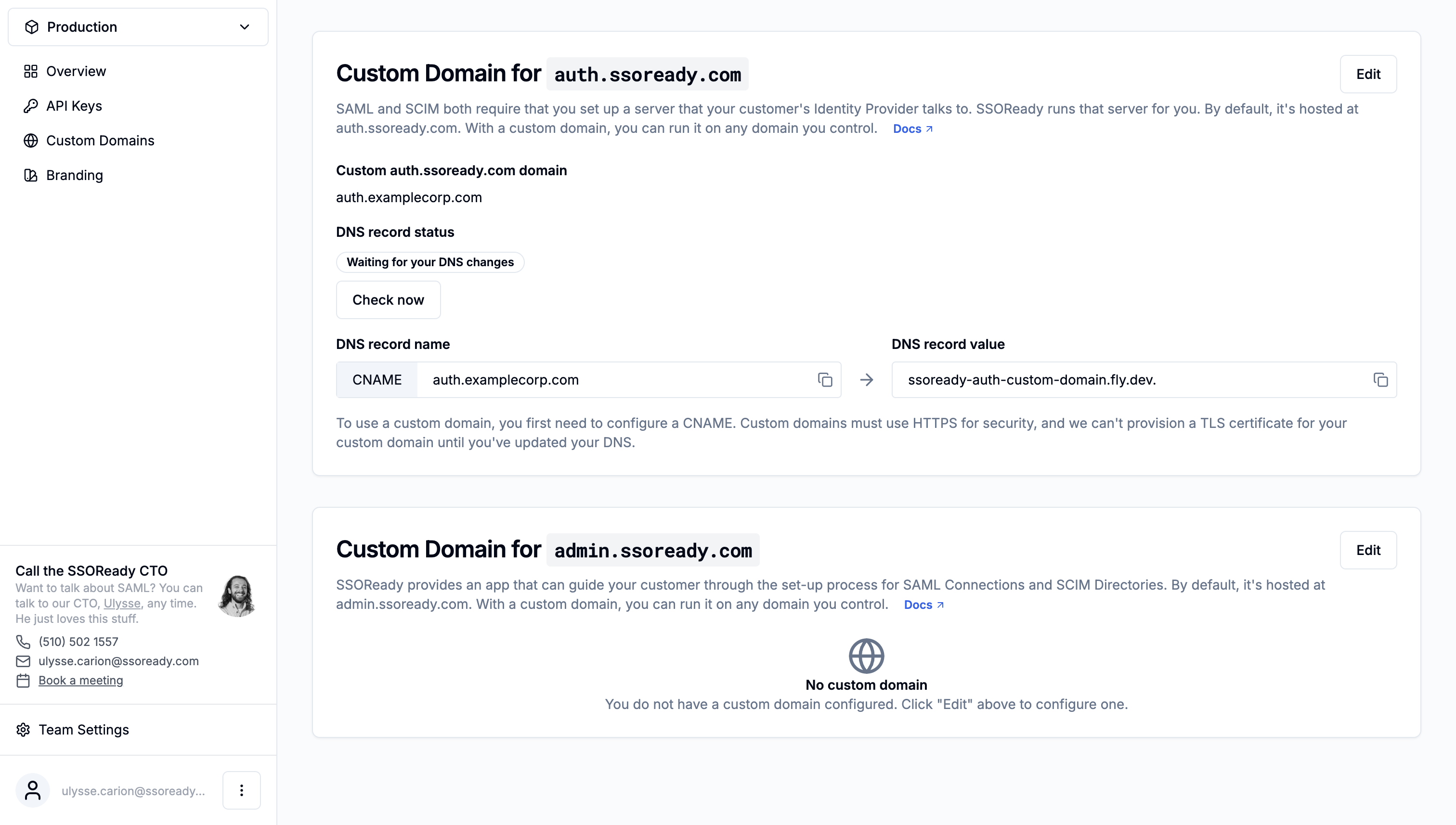 SSOReady concepts: Environments — SSOReady Docs