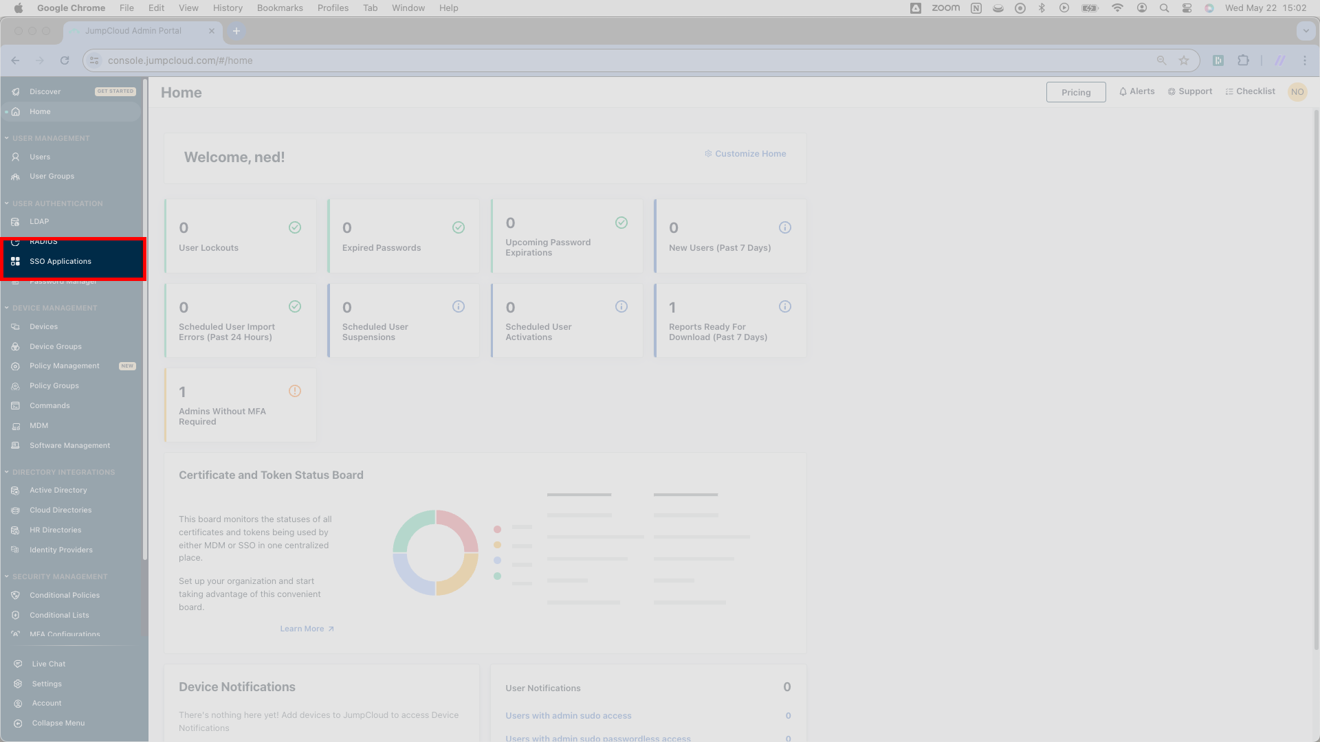 SAML with JumpCloud — SSOReady Docs